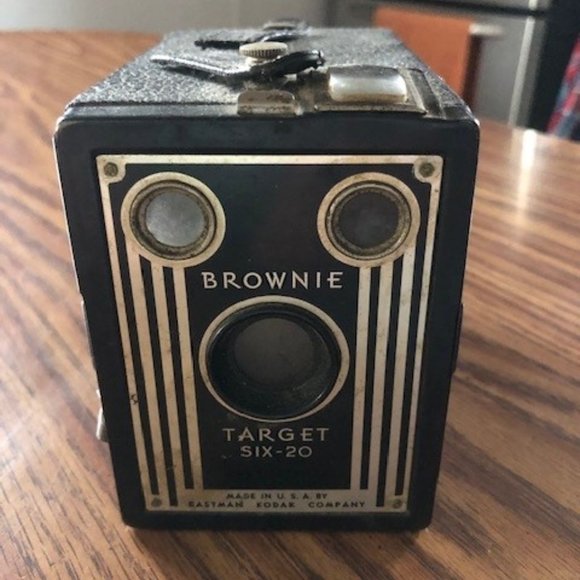 Kodak | Other | Brownie Target Six6 Art Deco Box Camera | Poshmark